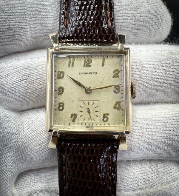1940's Longines Art Deco Tank - TheLaughterCollection.com